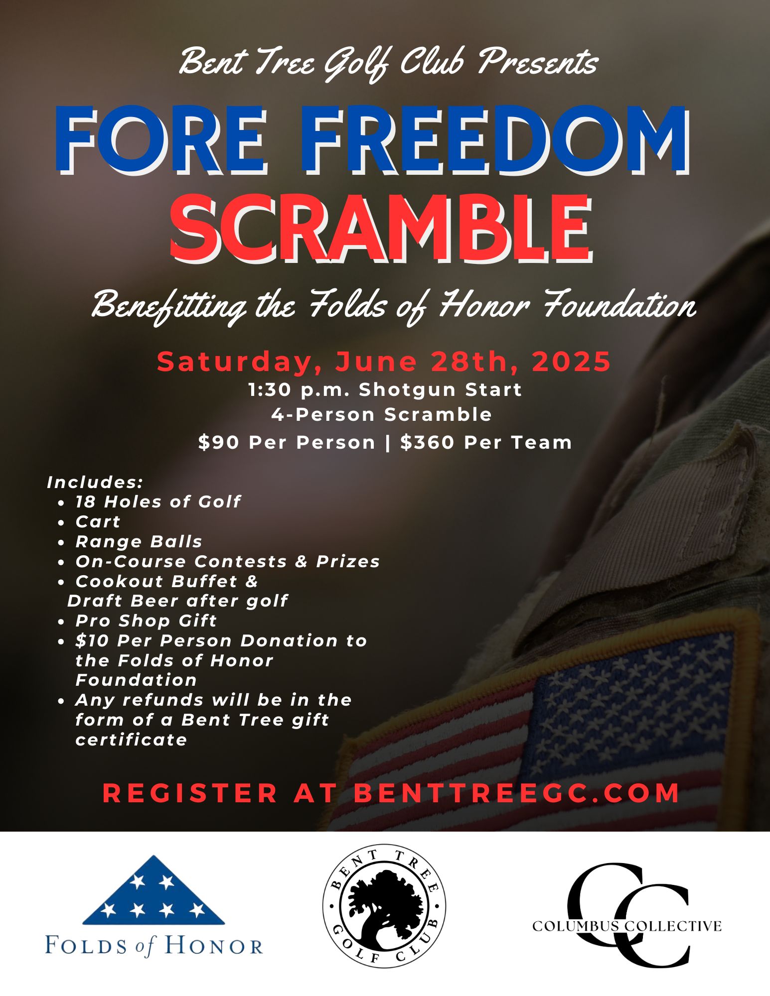 Fore Freedom Scramble - Bent Tree Golf Club